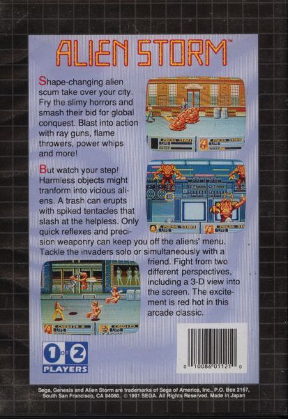 Alien Storm - Game Over! Video Games & More