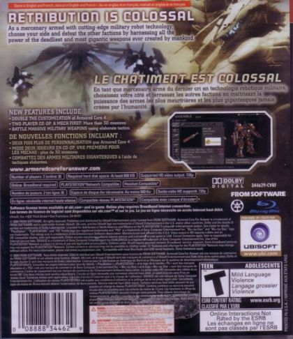 Armored Core For Answer - Game Over! Video Games & More