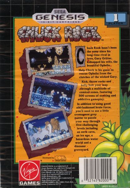 Chuck Rock - Game Over! Video Games & More