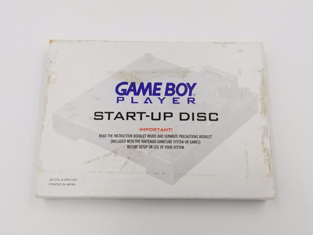 Gamecube Gameboy Player with Startup Disc GBA - Game Over! Video Games ...
