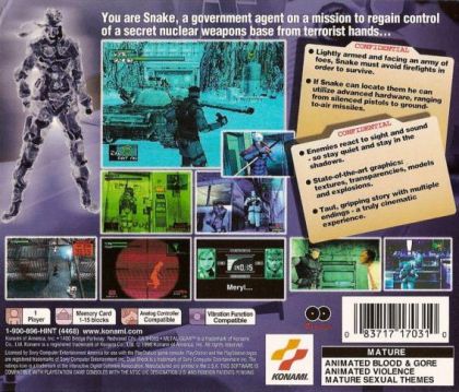 Metal Gear Solid - Game Over! Video Games & More